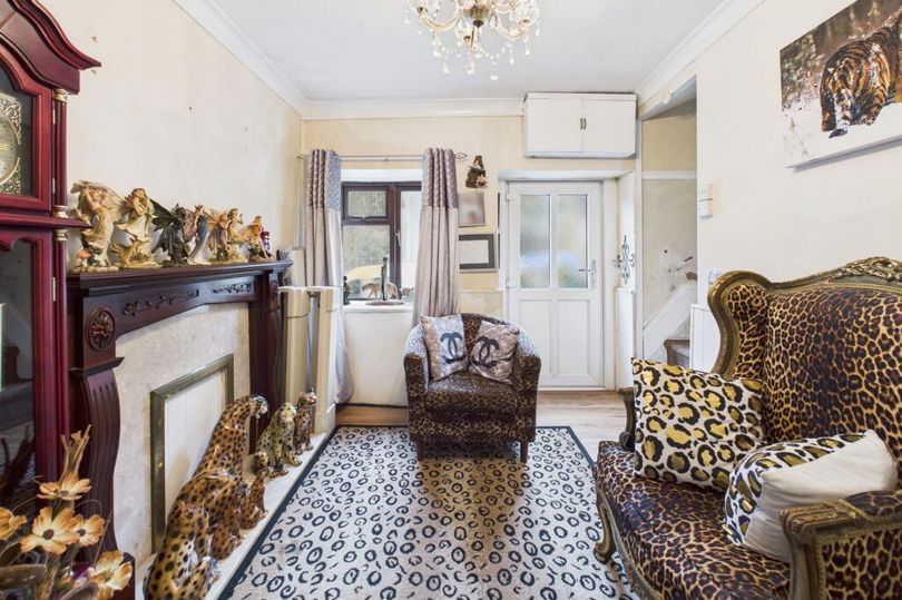 House covered floor to ceiling in leopard print goes on sale for £250,000