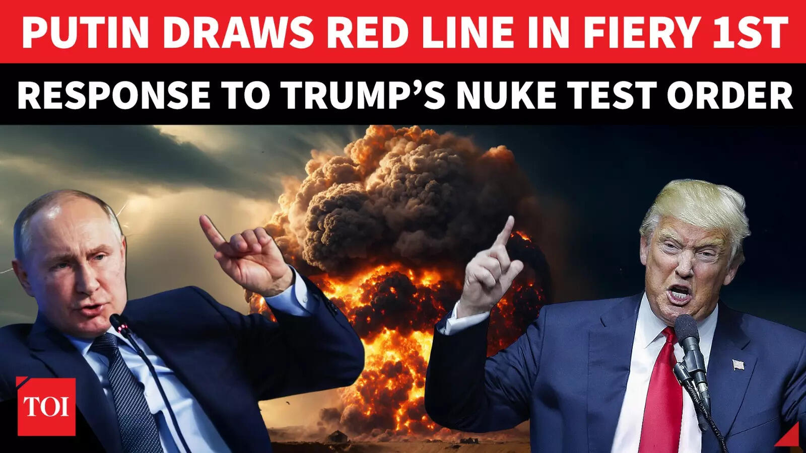 BIG! Trump’s Nuclear Gamble Backfires? ‘Angry’ Putin Threatens Nuke ...