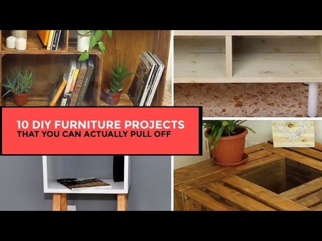 10 DIY furniture projects that you can actually pull off