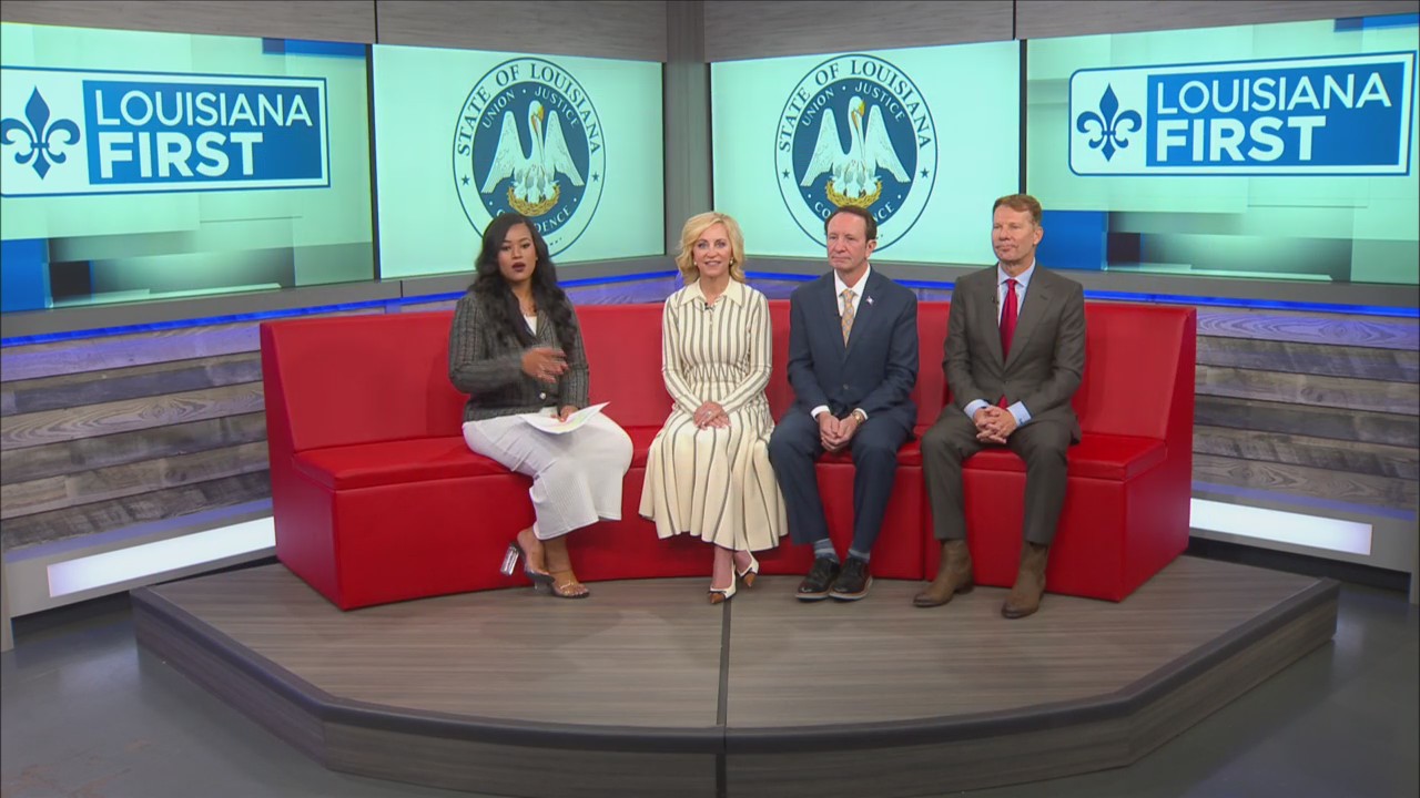 Gov. Jeff Landry, First Lady Sharon Landry announce food drive, aid ...