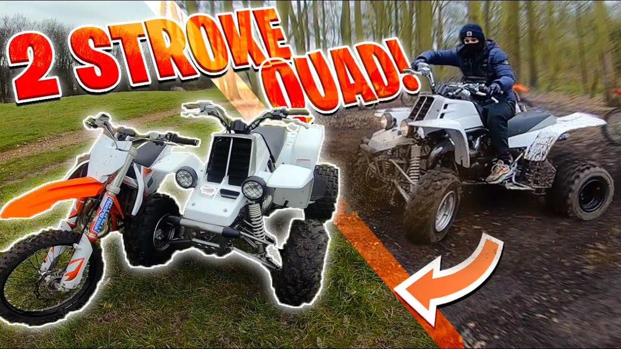 My first ever time riding a Banshee quad bike