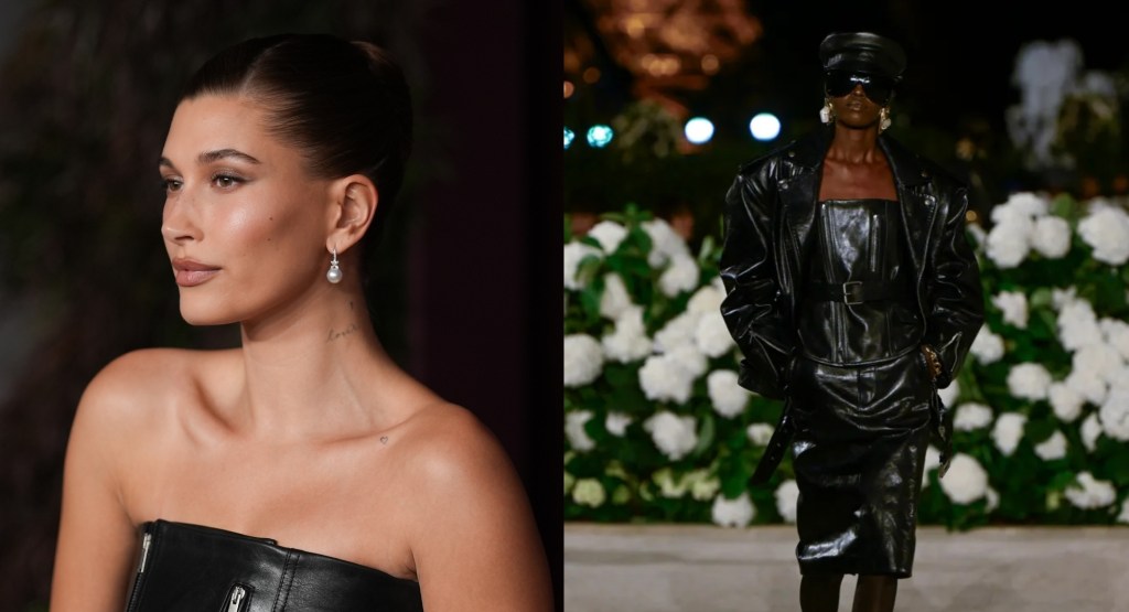Hailey Bieber Channels Saint Laurent's Provocative Femininity at 2025 Innovator Awards