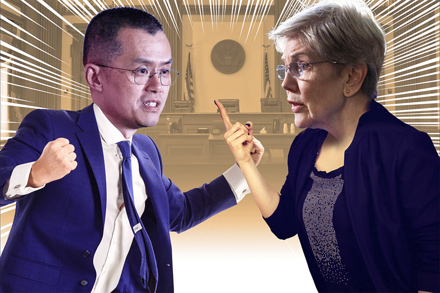 Battle between Elizabeth Warren and Changpeng ‘CZ’ Zhao heats up after ...