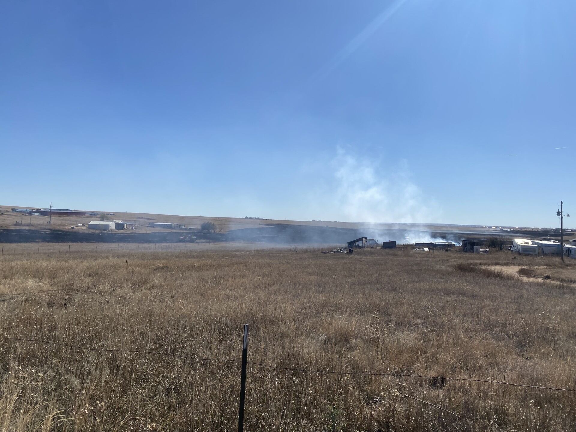 Big Springs Fire in eastern El Paso County reportedly 100% contained
