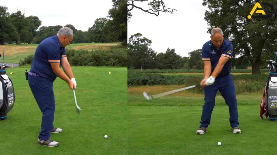 Master the downswing by moving the trail arm correctly