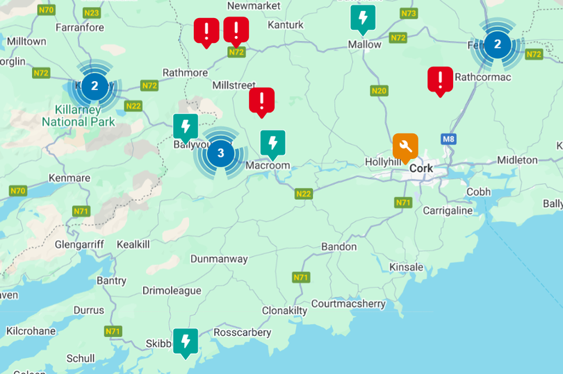 Hundreds without power in Cork amid wind and rain warnings