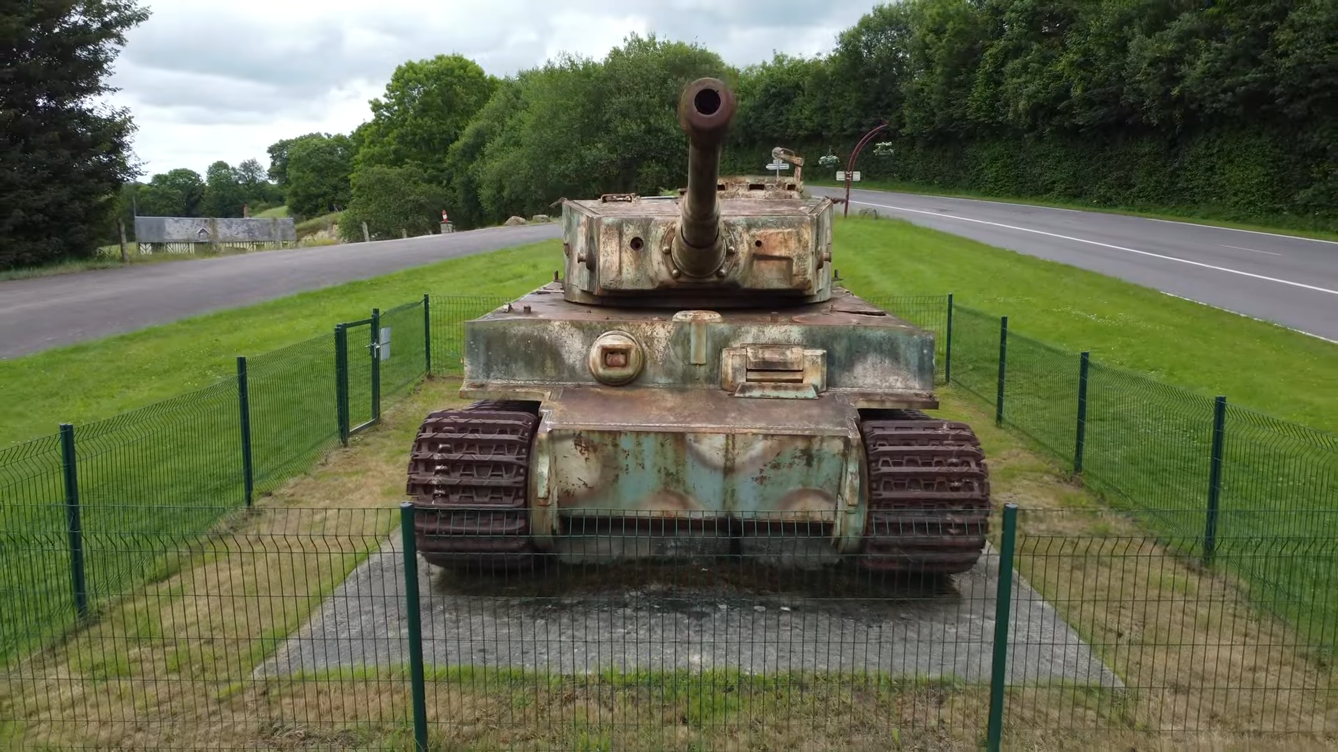 Last Stand of a German Tank in Normandy