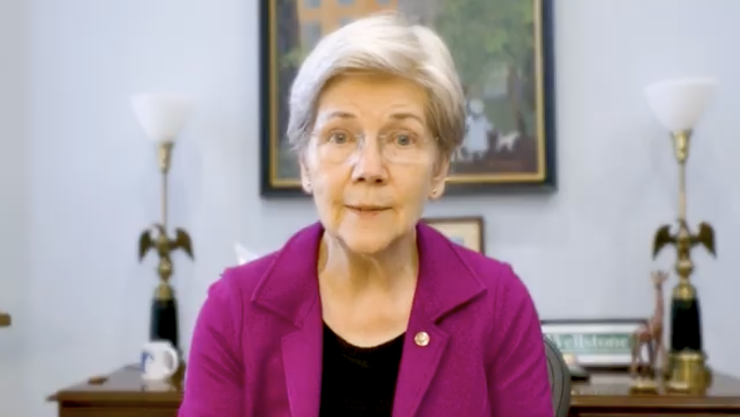 'This Is A Really Big Mistake': Elizabeth Warren Takes A Stand, Sounds ...