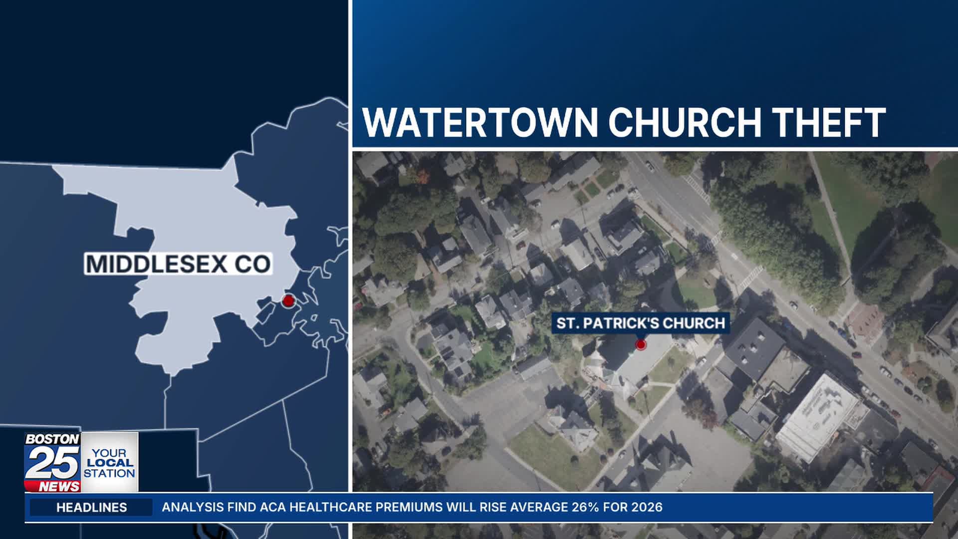 $9,000 in donations stolen from Watertown church, police say