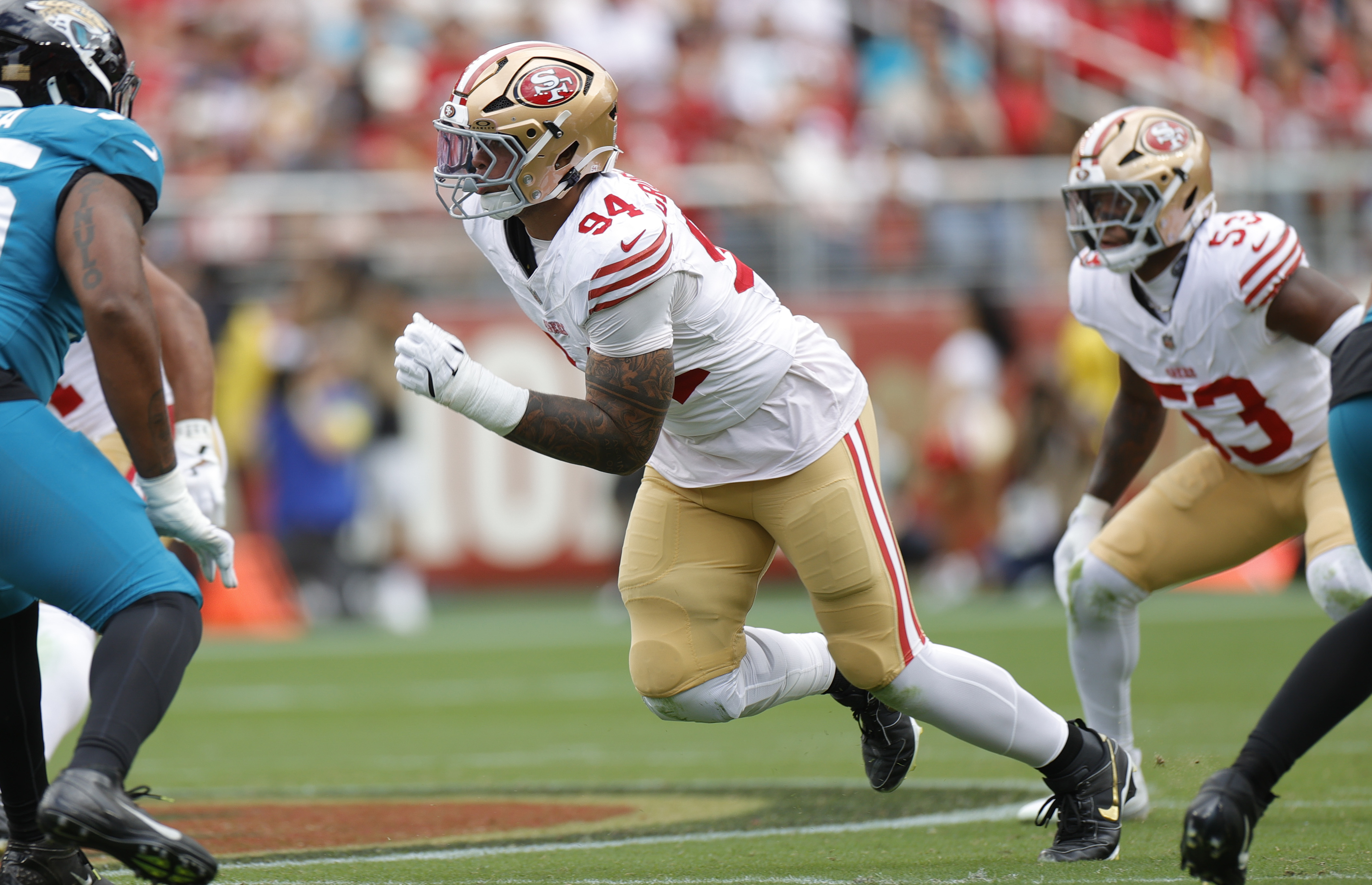 49ers activate Yetur Gross-Matos from the injured reserve; also make 2 ...