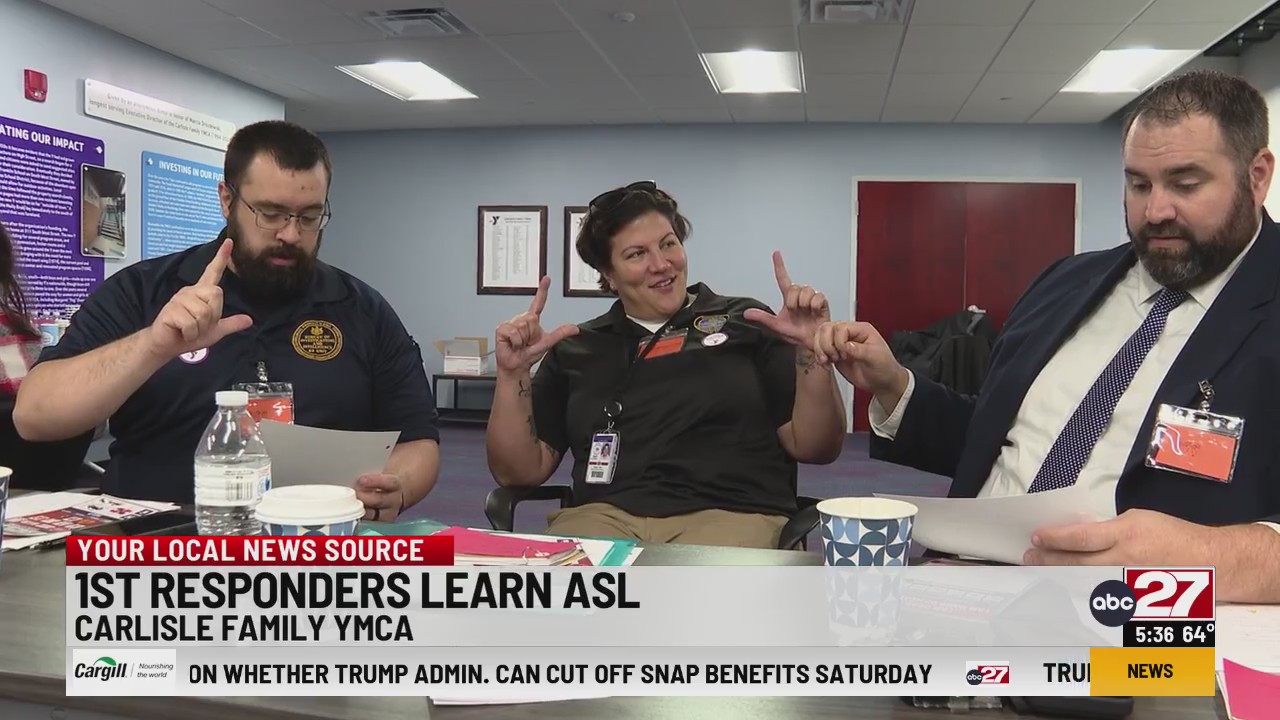 First responders learning American Sign Language to better assist residents
