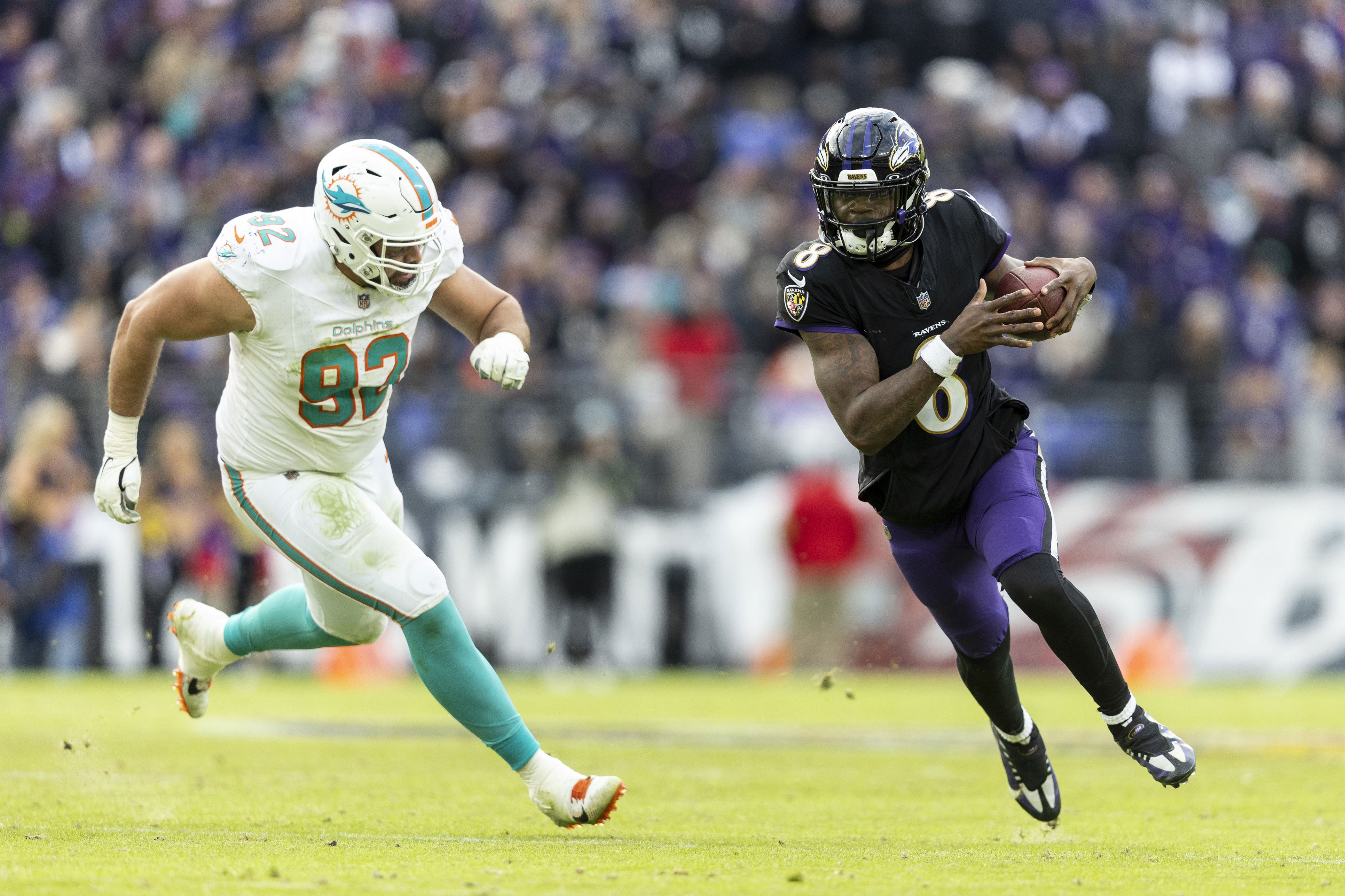 Ravens vs. Dolphins Inactives: Sanoussi Kane and Aeneas Peebles ...