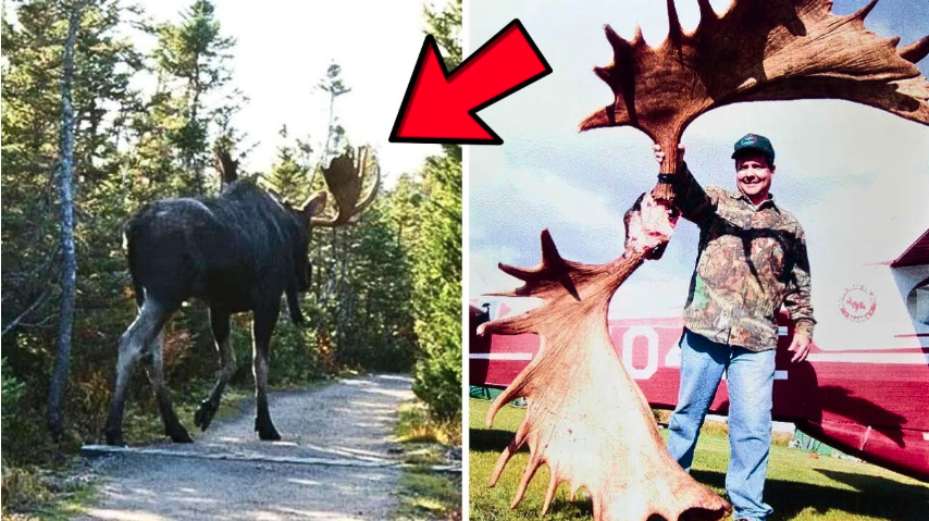 Hiker Encounters Giant Moose Deep in the Woods – What His Camera ...