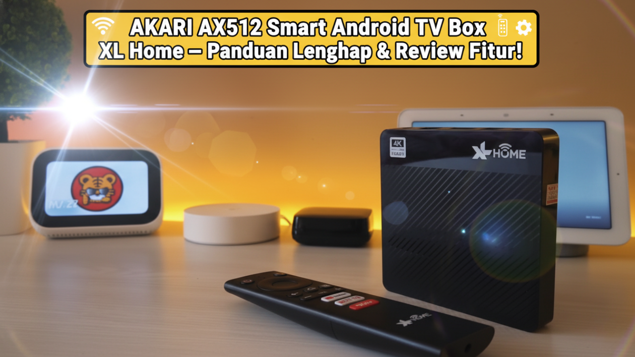 AKARI AX512 Smart Android TV Box XL Home — Panduan Lengkap & Review Fitur!
