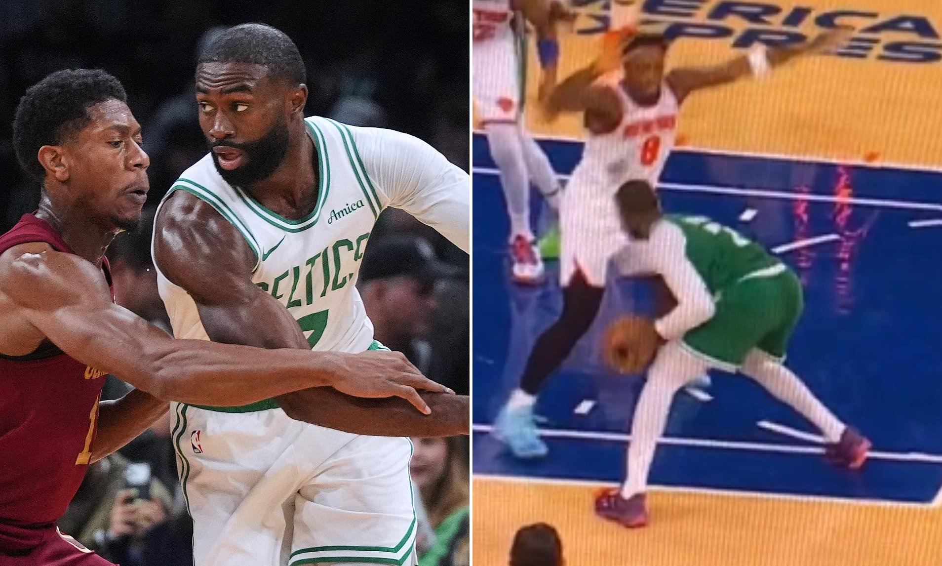 Boston Celtics commentator makes savage on-air joke about star player Jaylen Brown's hairline