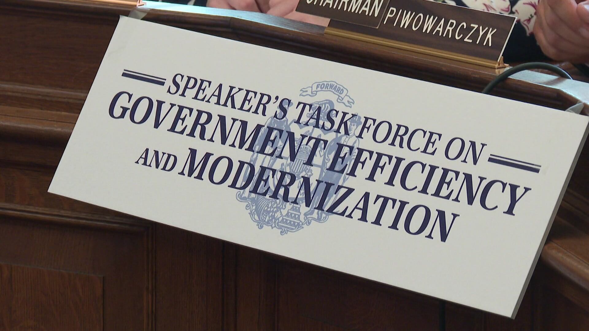 Wisconsin Task Force on Government Efficiency holds first hearing