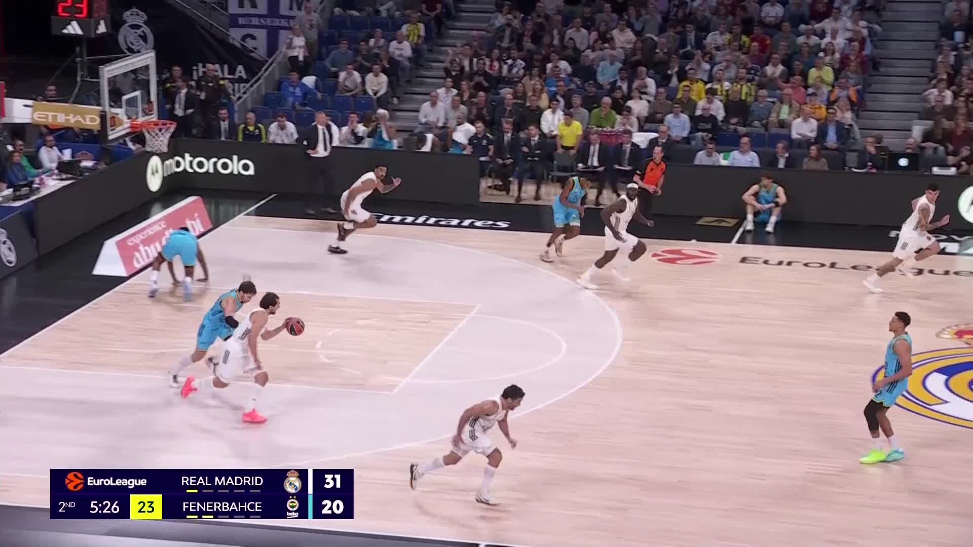 Ρεάλ Μαδρίτης-Φενέρμπαχτσε 84-58: Τη διέλυσε!