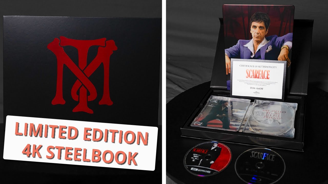 SCARFACE Ultimate Collector’s Edition IconART Steelbook Unboxing ...