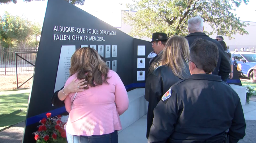Albuquerque Police Department unveils memorial honoring fallen officers ...