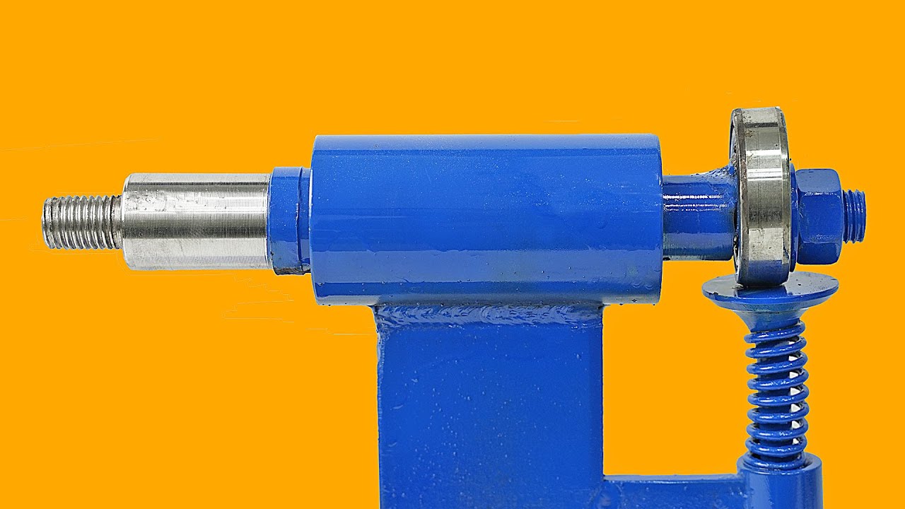 An incredible tool that allows you to easily make holes in iron!