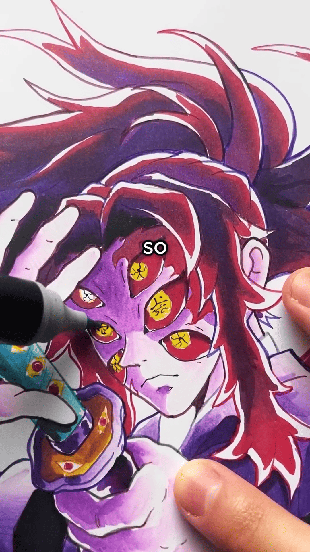 Testing Self-Blending Markers for Anime Art