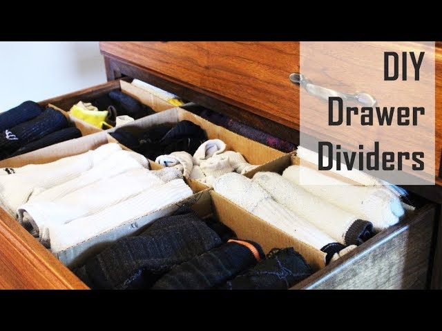 Cheap idea: DIY cardboard drawer dividers