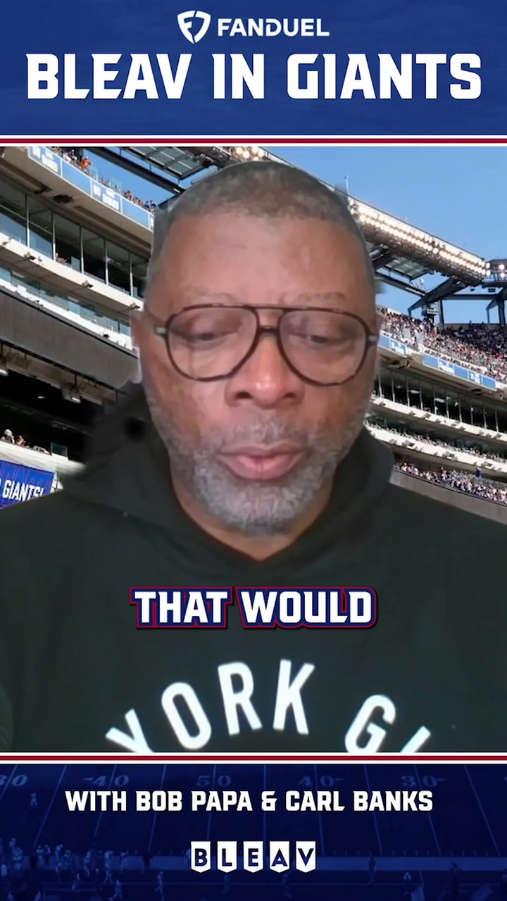Carl Banks is staying consistent with his comments on Dexter Lawrence