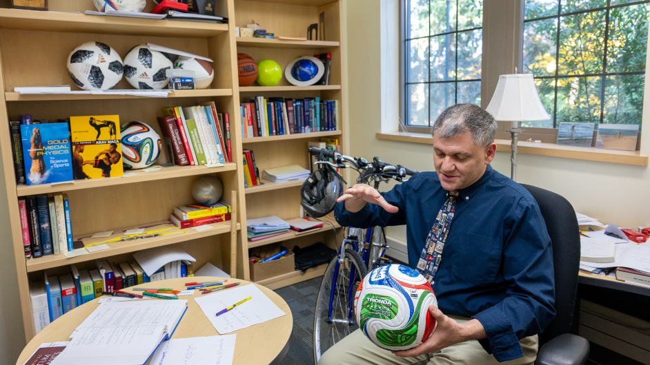 Puget Sound physics professor enhances World Cup soccer ball design