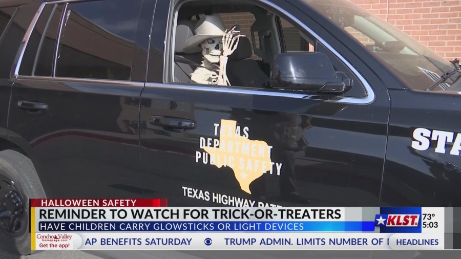 TxDPS urges caution and visibility for Halloween activities