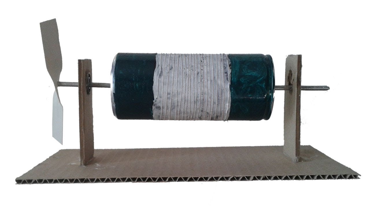 How to Build a Mini Wind Turbine From an Aluminum Can | Simple DIY ...