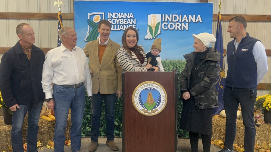 Ag Secretary Brooke Rollins visits Indiana to announce U.S./China ...