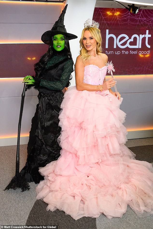 Amanda Holden channels Glinda The Good Witch while Ashley Roberts ...