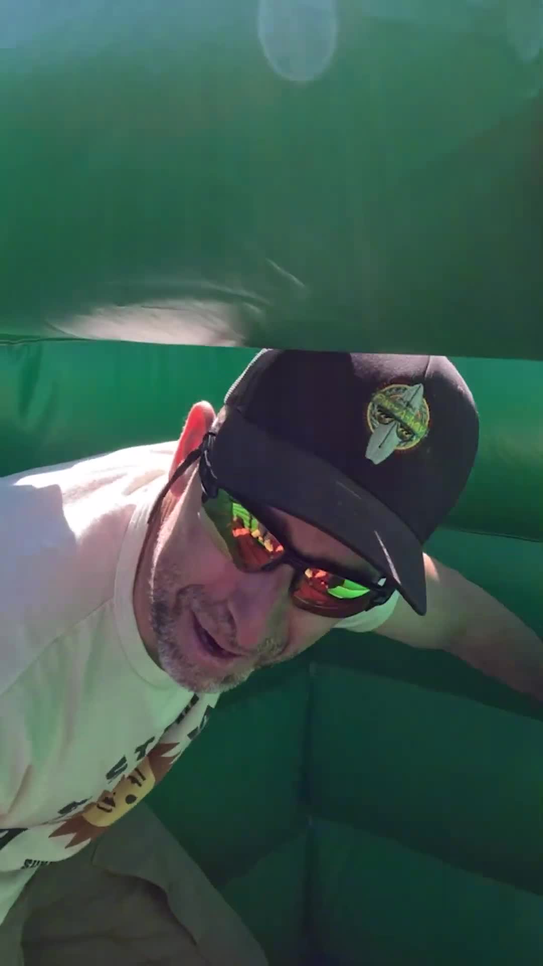 Chaos in the bouncy house!