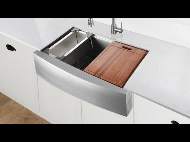 Ruvati workstation undermount stainless steel kitchen sink