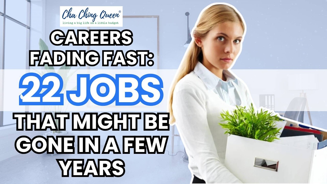 22 Jobs that might be gone in the next few years