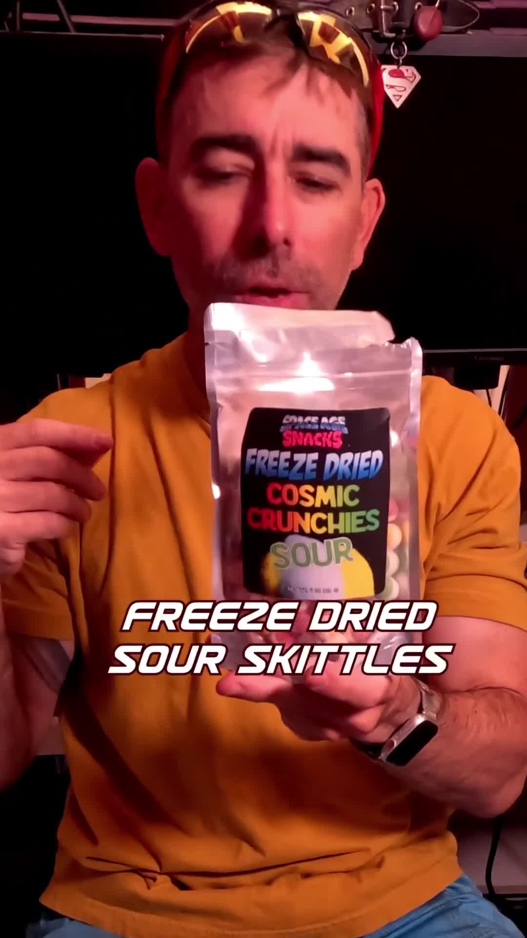 A scary blind guy unboxing