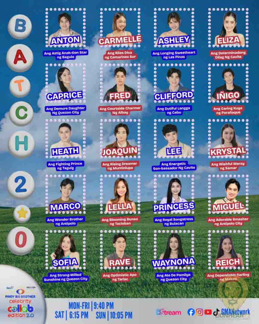 ‘Pinoy Big Brother Celebrity Collab Edition 2.0’ welcomes new Gen Z ...