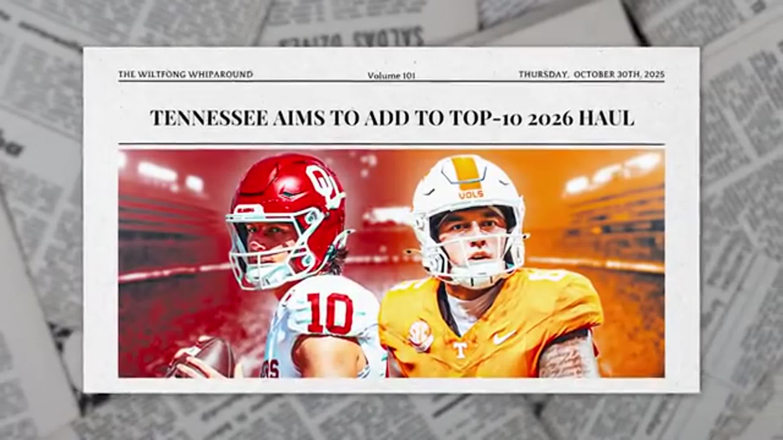 Tennessee Eyes MONSTER Visit List of 2027 Recruits for Bout with ...