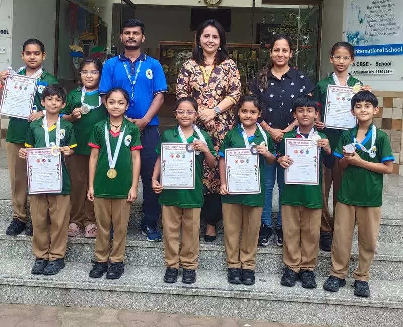 Jain International School students shine at Inter-School Karate ...