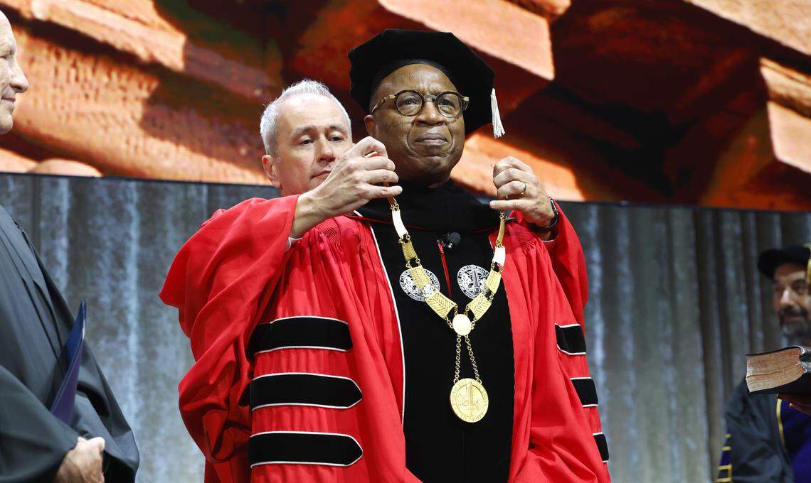 NC State installs Kevin Howell as its 15th chancellor in Thursday ceremony