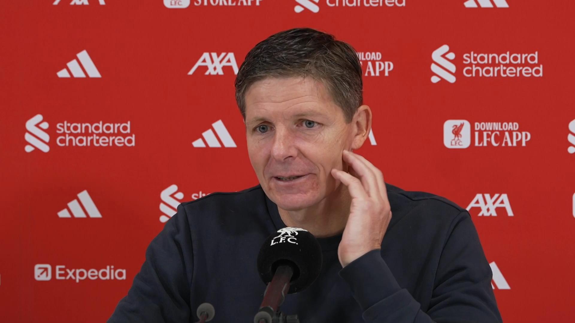 Unhappy Glasner lauds Liverpool quality after 3-0 win at Anfield