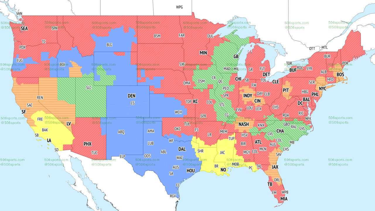 Raiders vs. Jaguars TV broadcast map: Where will the Week 9 game be ...