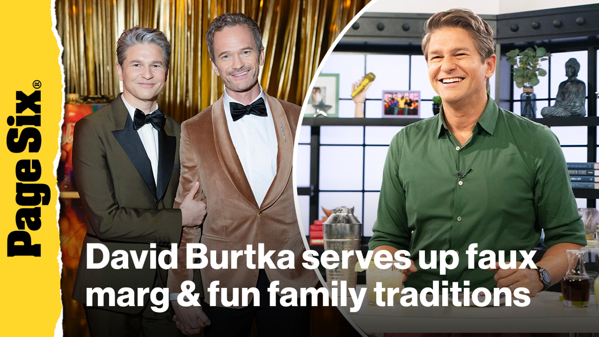 David Burtka shares Neil Patrick Harris' go to cocktail, their twins ...