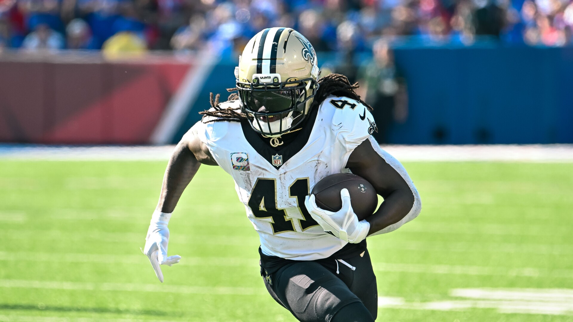 Alvin Kamara remains a limited participant with ankle injury