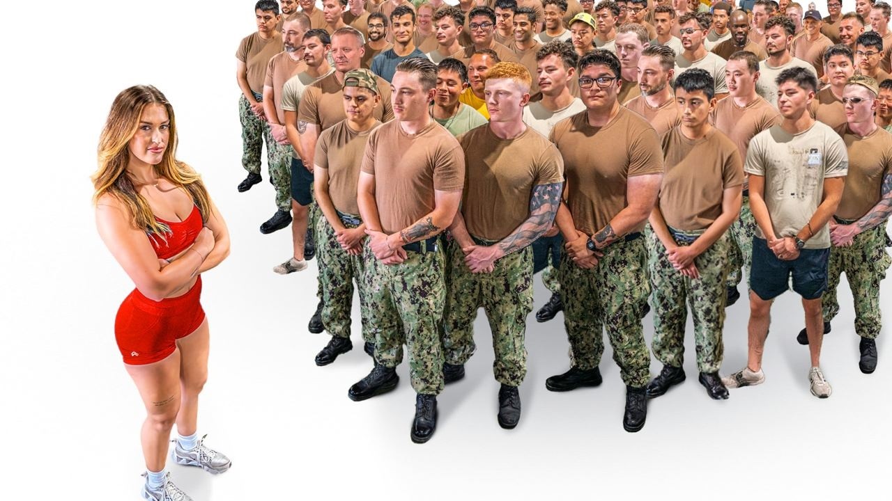 She judges - they sweat: Military men battle in a fitness gauntlet