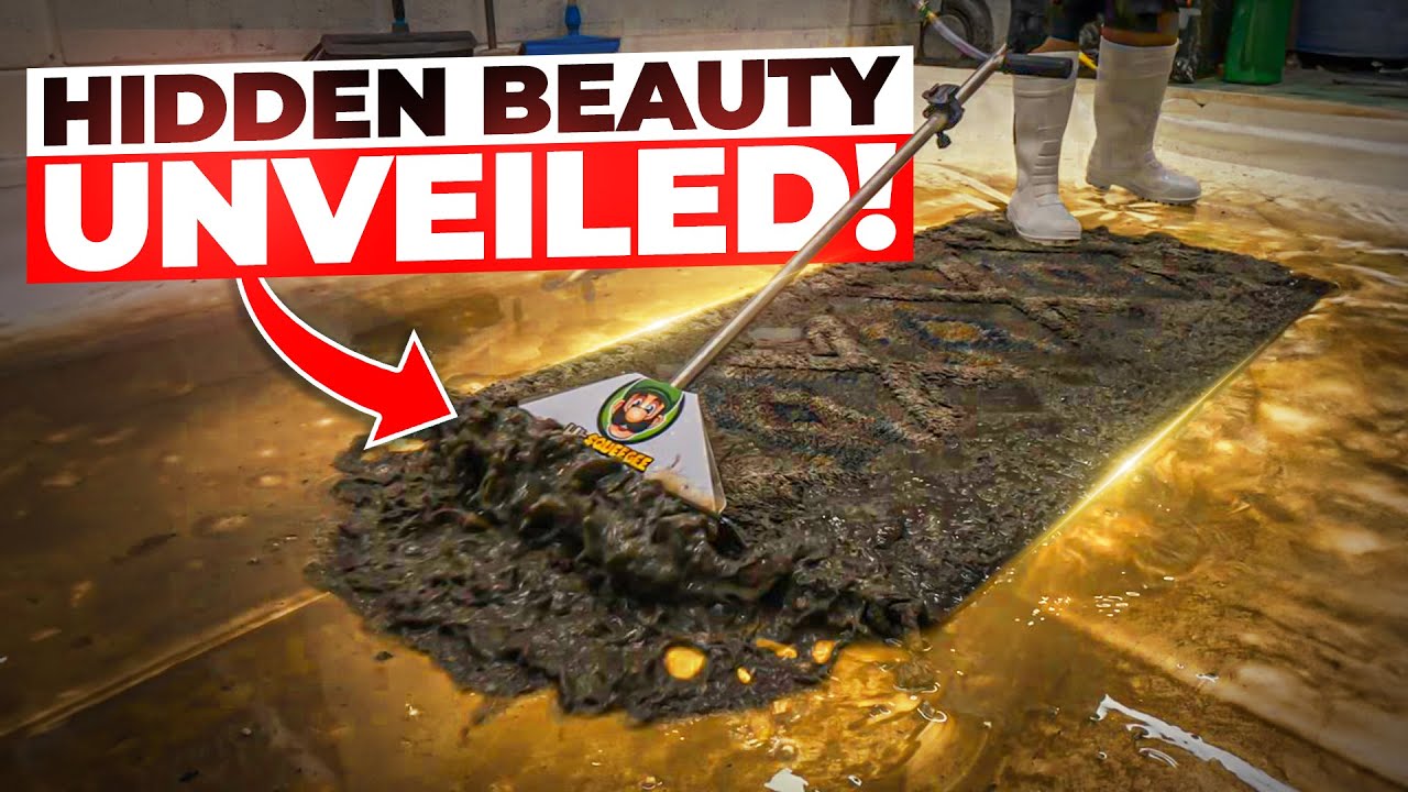 Amazing timelapse clean of this bright tribal style rug! Check out the ...