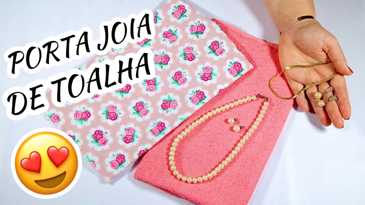 VEJA 👀 COMO TRANSFORMAR TOALHINHAS EM LINDOS PORTA JOIAS | RENDA EXTRA