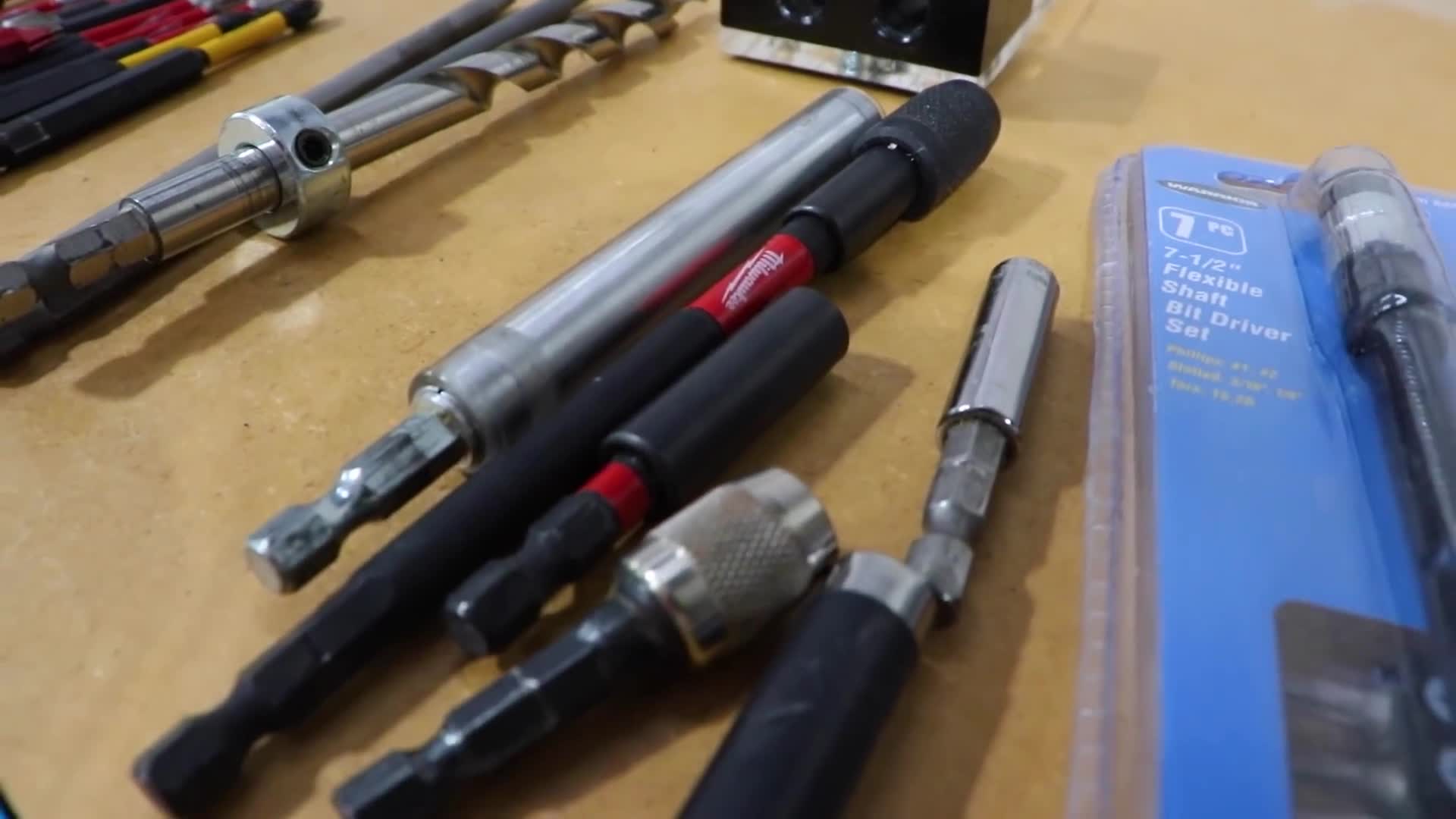 Easy hanging drill storage & drawer organization // shop organization