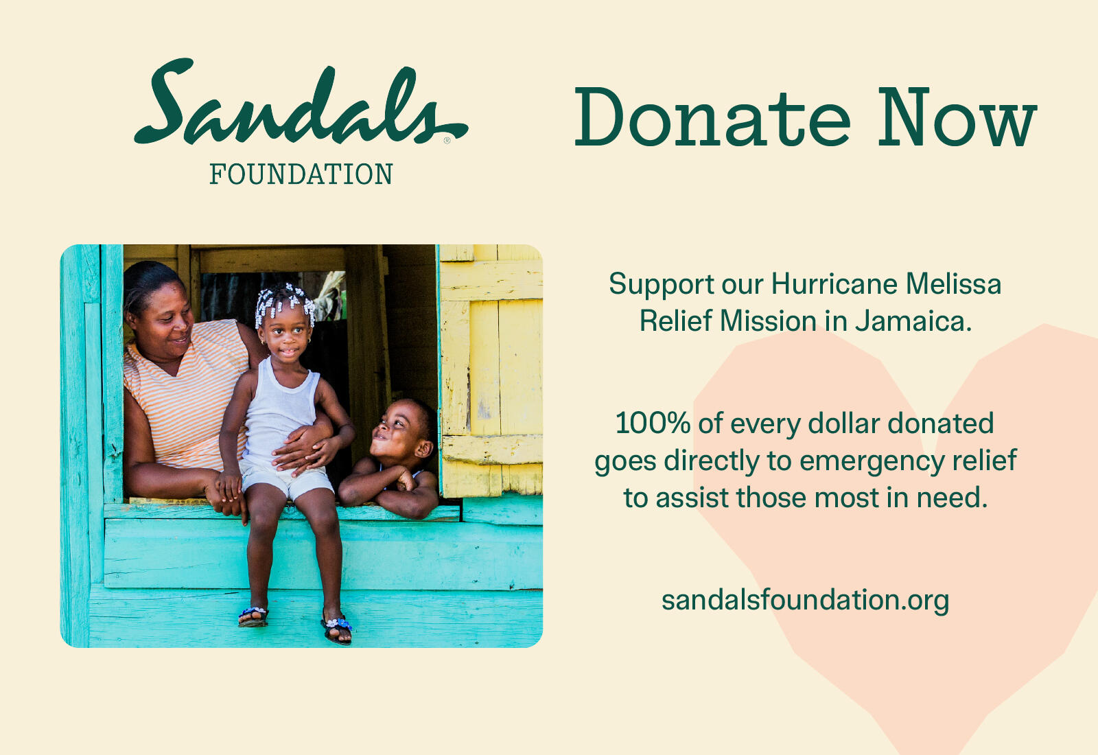 Sandals Foundation Launches Emergency Hurricane Relief Mission for Jamaica