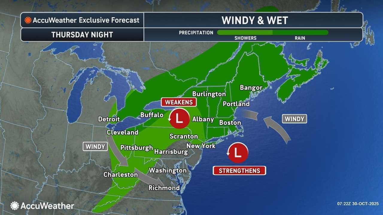 Damaging 50 MPH Winds Will Last Into Halloween As Storm Delivers ...